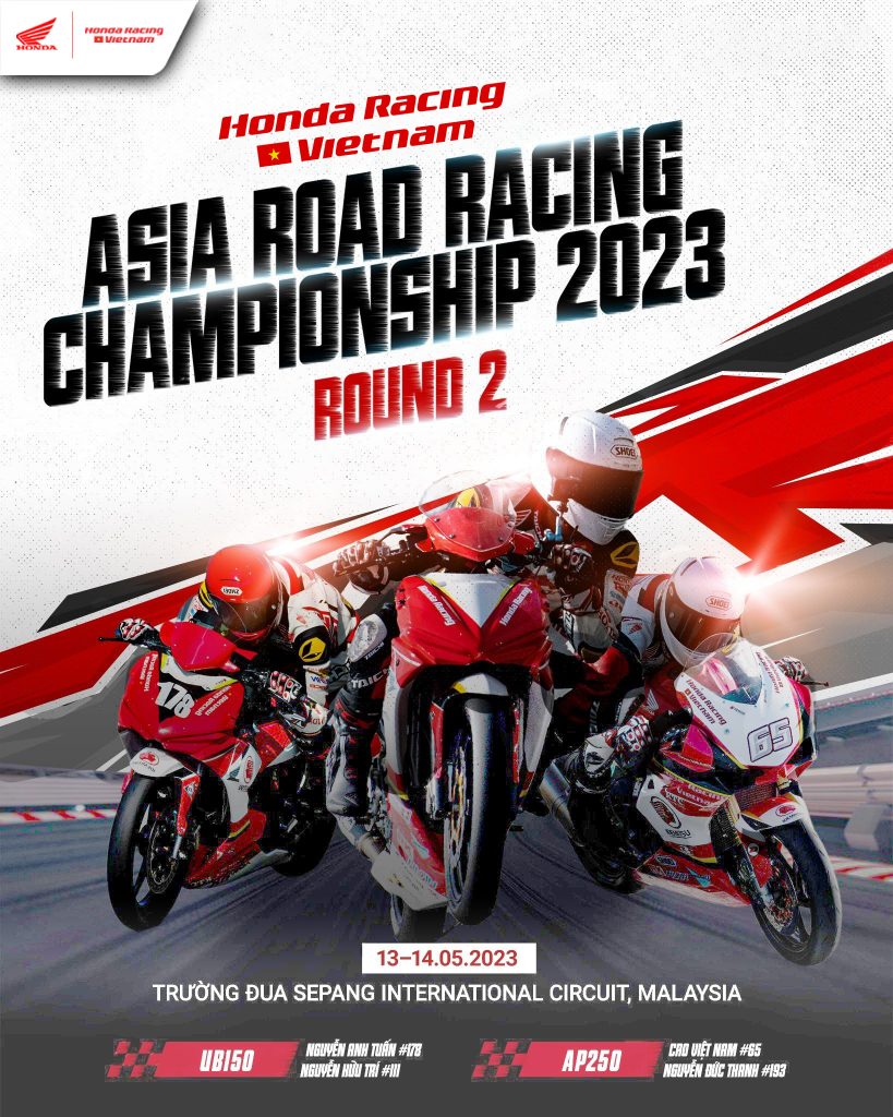 ARRC 2023 Honda Racing Việt Nam sẵn sàng chinh chiến ở Chặng 2 Giải đua Mô tô Châu Á tại ...