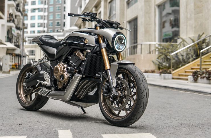 Honda CB650R độ Cafe Racer tuyệt đẹp của xưởng độ xe tại Hà Nội - Motosaigon