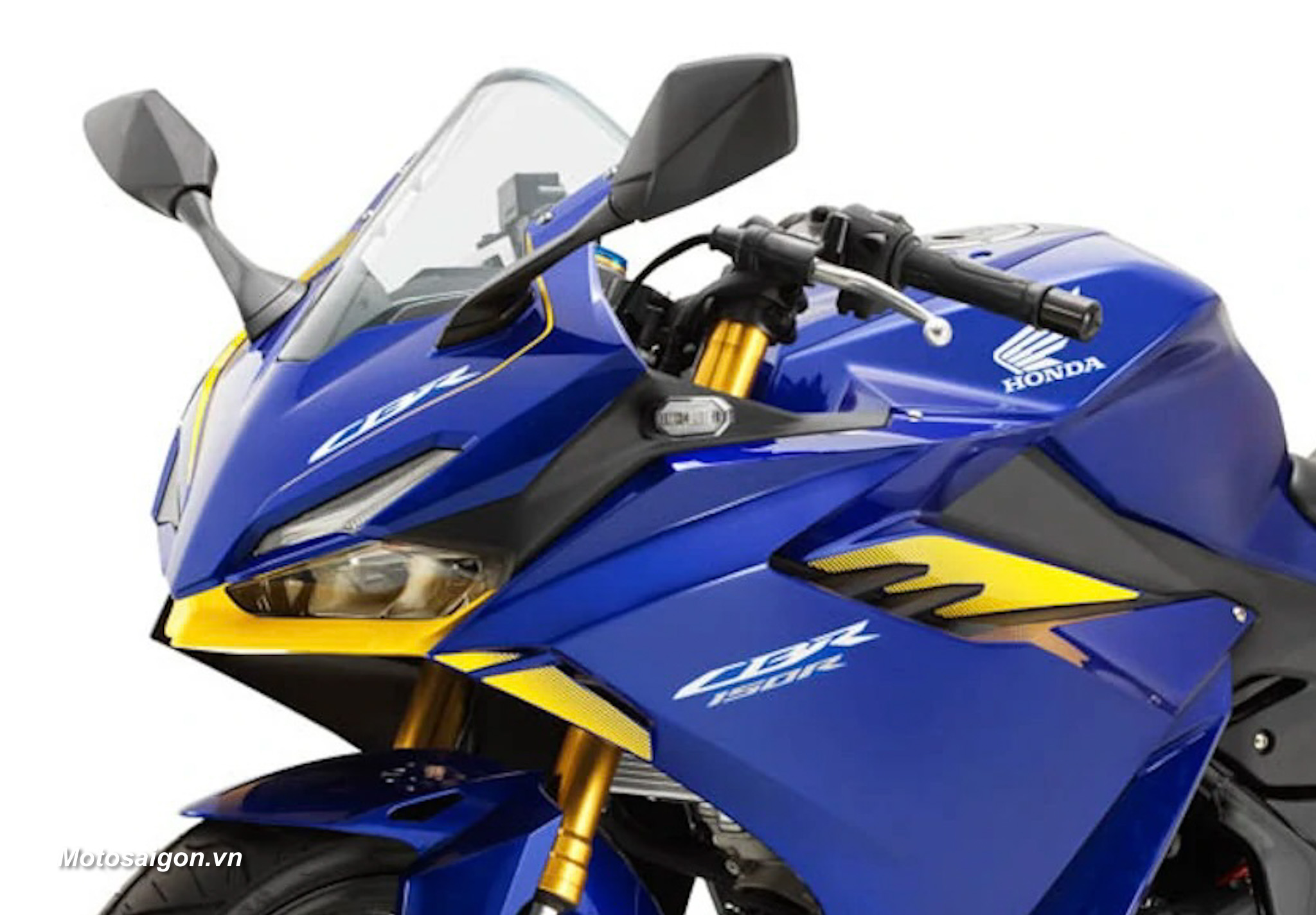 Honda CBR150R 2023 ra mắt phiên bản mới màu xanh vàng Blue - Motosaigon