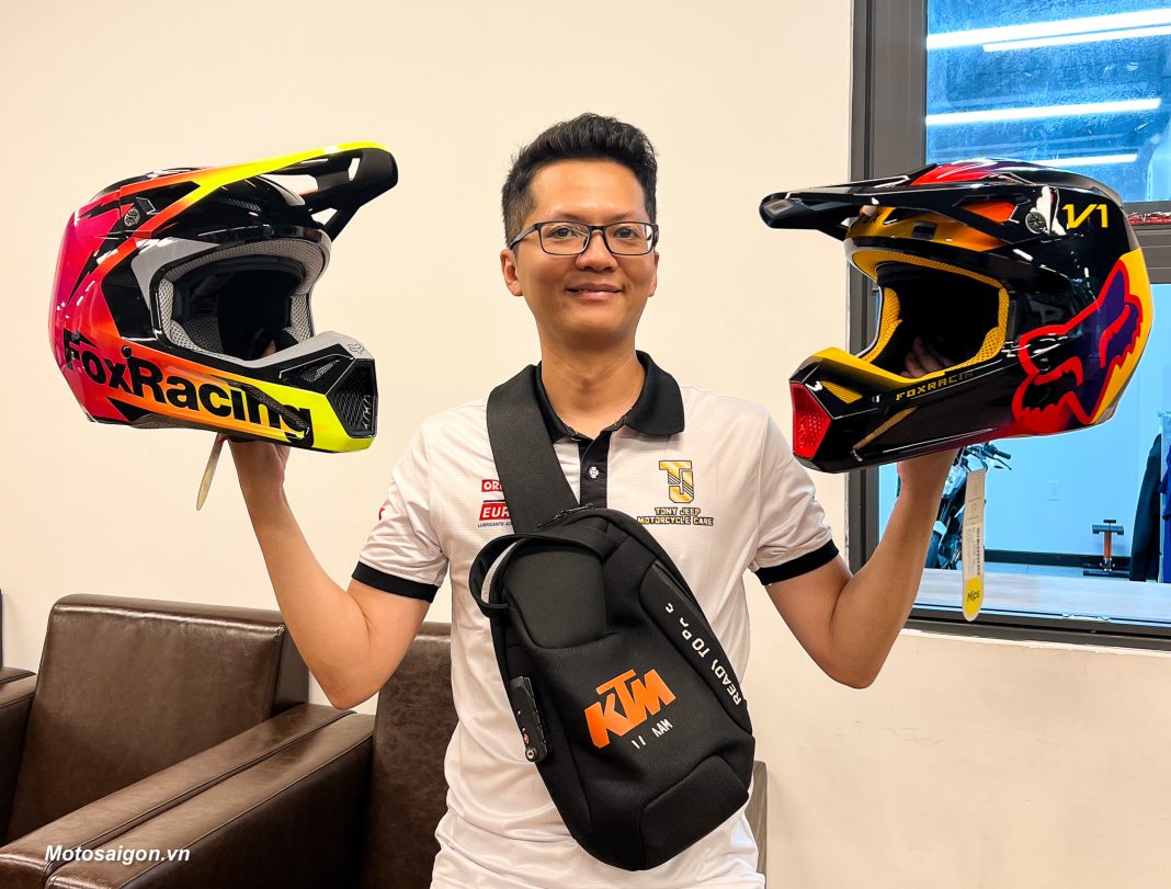 FOX Racing V1 Statk nón bảo hiểm dòng Motocross cao cấp đã về Việt Nam - Motosaigon