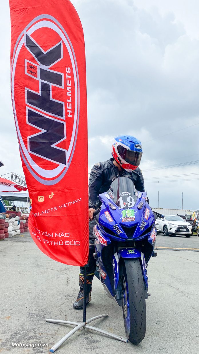 Đánh giá thực tế nón bảo hiểm NHK GP-R Tech Mandalika sau giải đua - Motosaigon