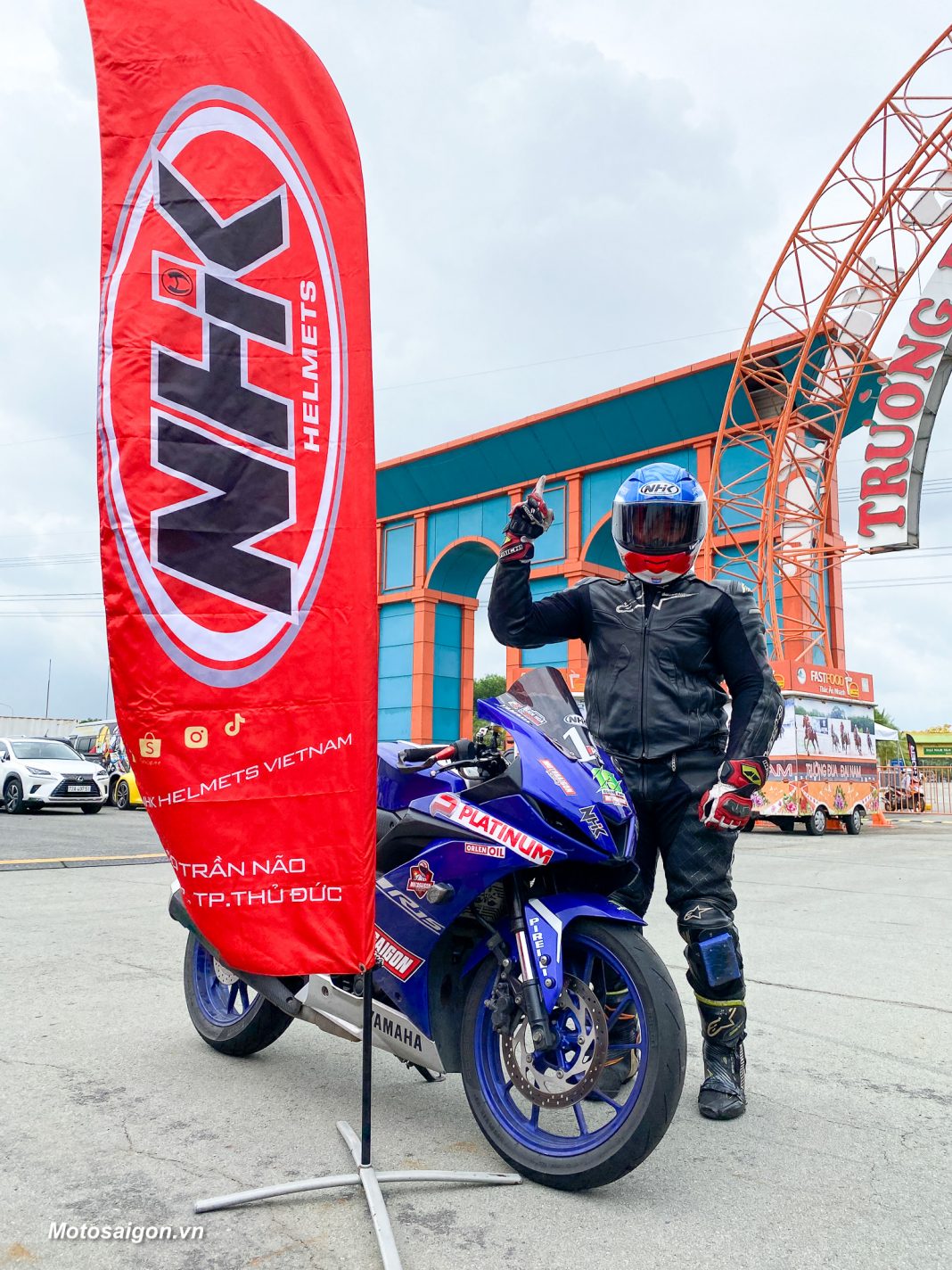 Đánh giá thực tế nón bảo hiểm NHK GP-R Tech Mandalika sau giải đua - Motosaigon