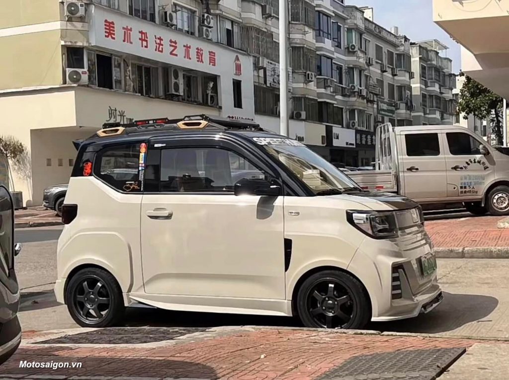 Xe điện Wuling HongGuang Mini EV lên đồ chơi độ tuyệt đẹp - Motosaigon