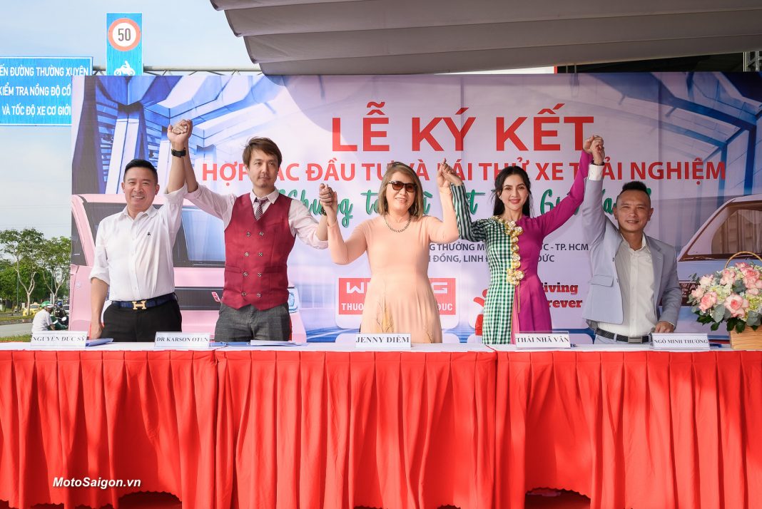 Hoa Hậu Thái Nhã Vân ký kết hợp tác đầu tư với Wuling Thưởng Motor ...