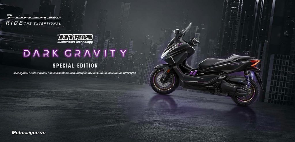 Honda Forza 350 Dark Gravity bản đặc biệt màu tím 2024 - Motosaigon