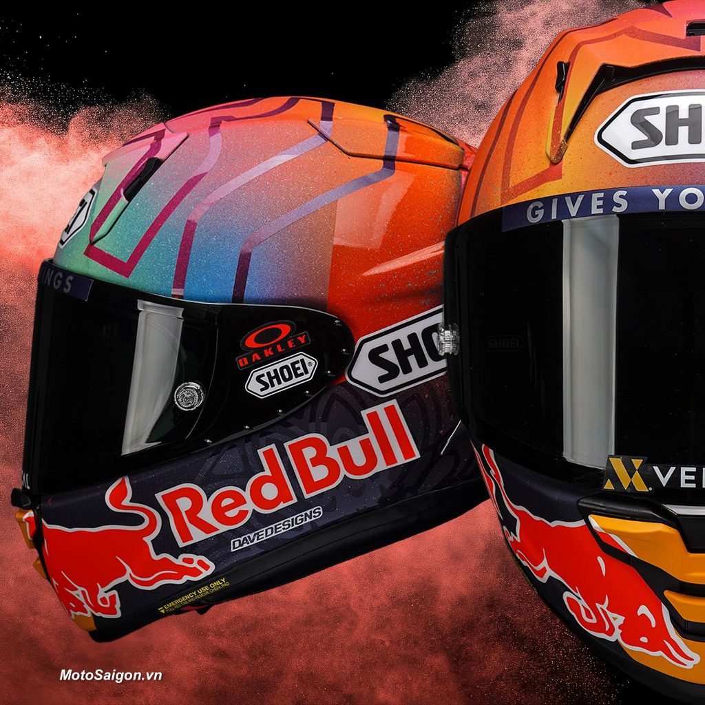 MotoGP 2023 Shoei ra mắt mẫu nón đặc biệt Marc Marquez tại Indian GP ...