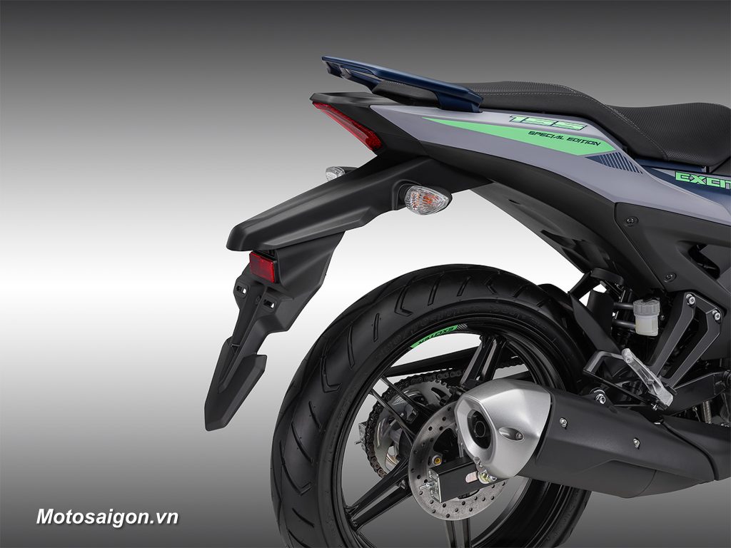 Exciter 155 ABS màu độc lạ 2024 xám xanh Grey Mint kèm giá xe - Motosaigon