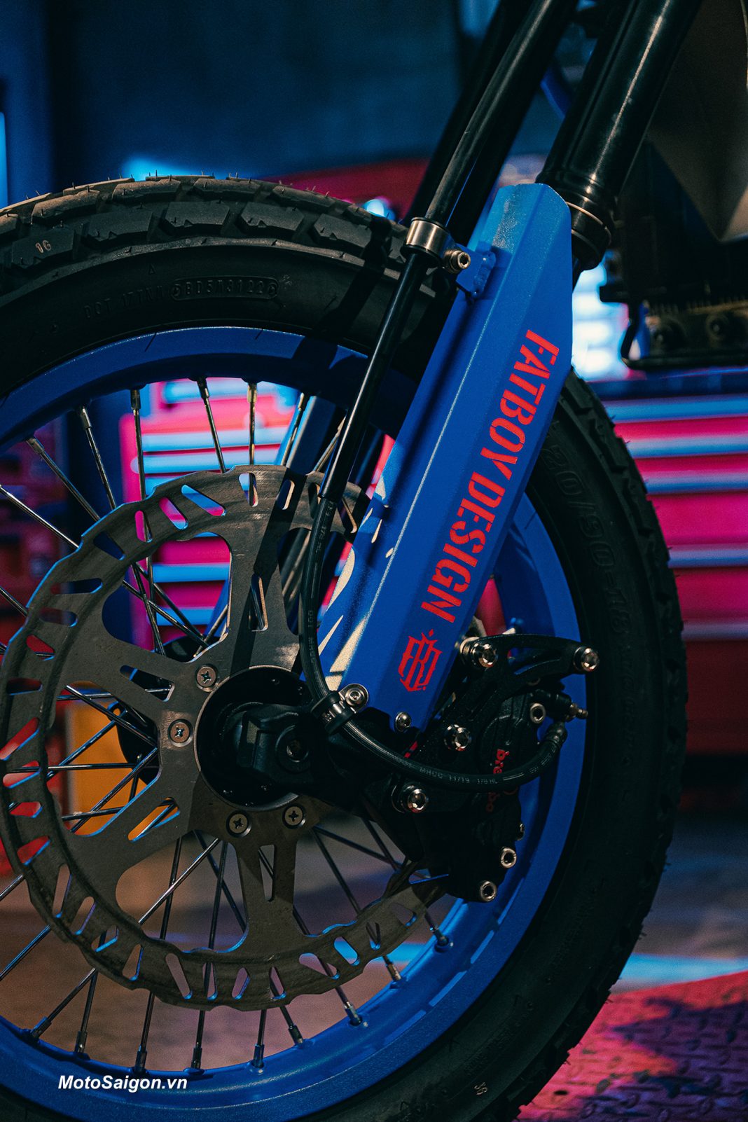 Yamaha WR155R độ Rally khung mắt cáo đèn LED dọc siêu độc - Motosaigon