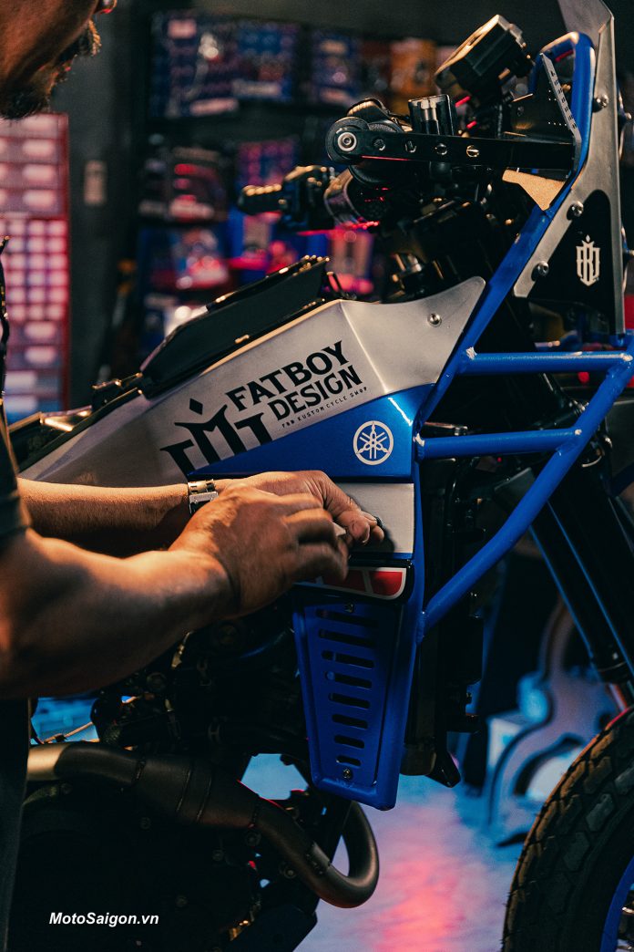 Yamaha WR155R độ Rally khung mắt cáo đèn LED dọc siêu độc - Motosaigon