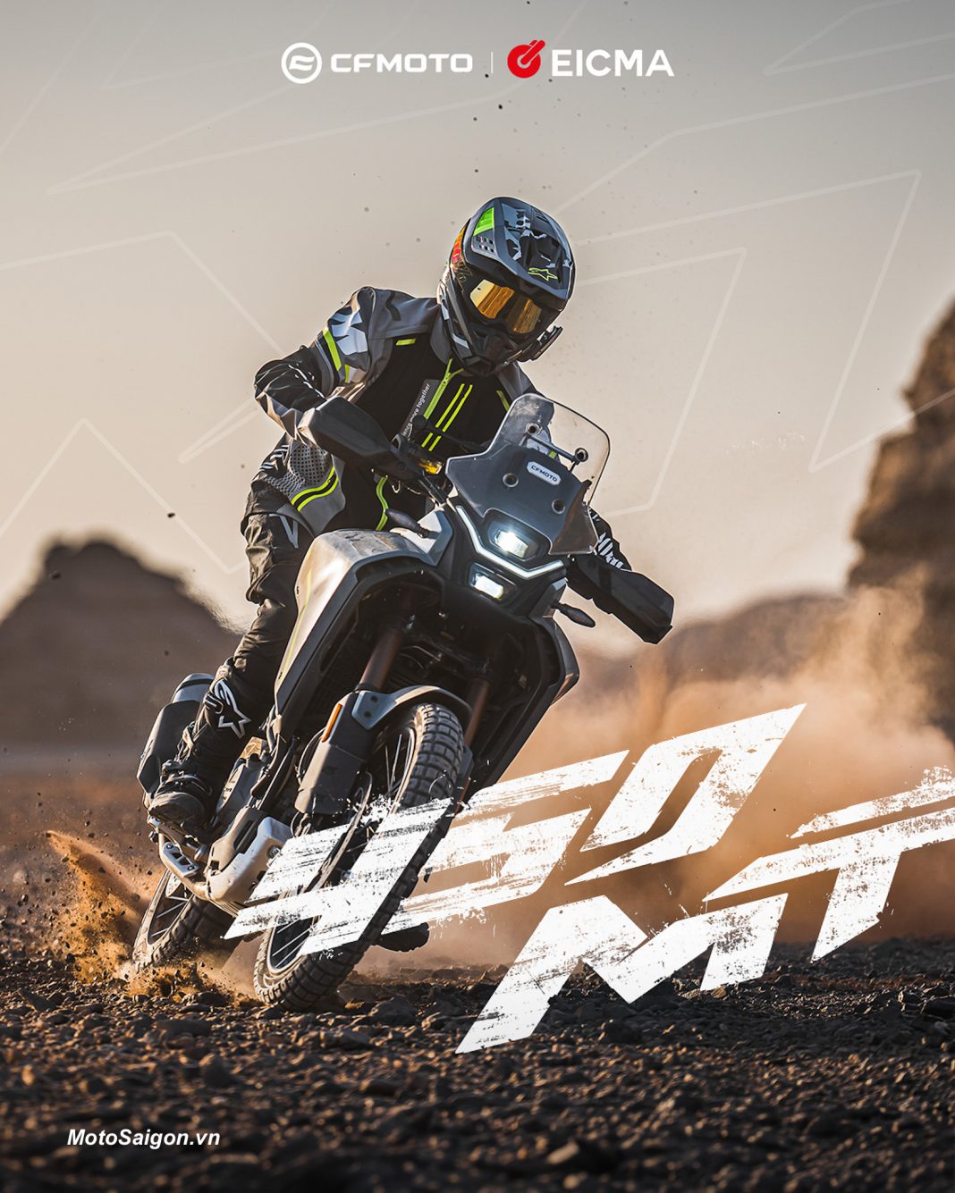 CFMoto 450MT chiếc ADV xilanh đôi 44 hp trục khuỷu 270 độ - Motosaigon