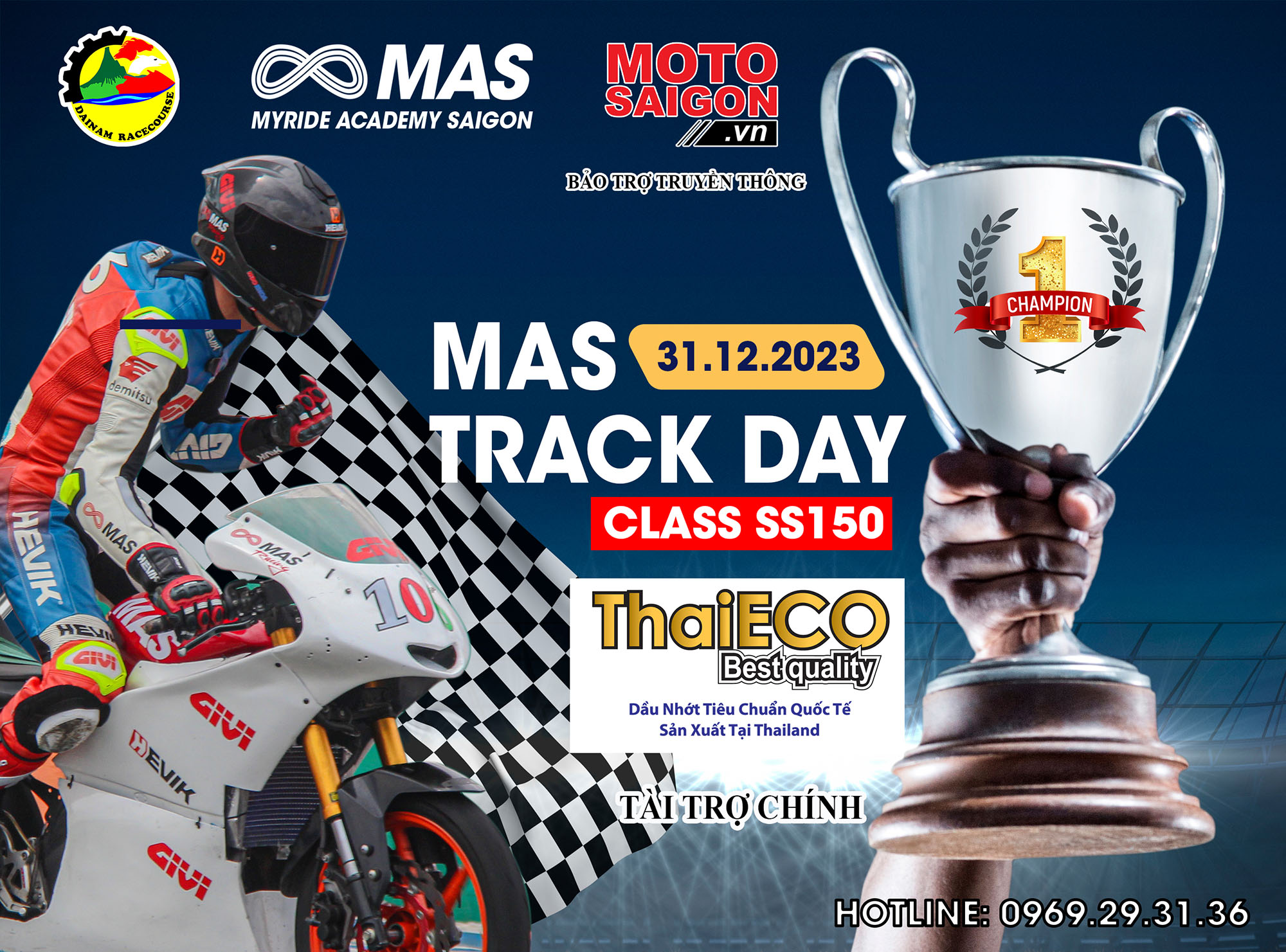 Giải giao lưu MAS TRACK DAY SS150 cùng Thương hiệu dầu nhớt ThaiECO ...