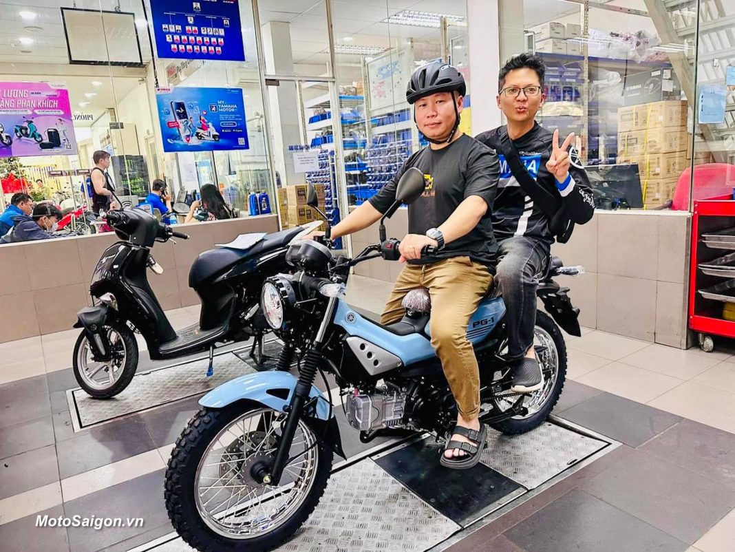 Đi nhận xe Yamaha PG-1 cập nhật giá xe mới nhất tại Đại lý - Motosaigon