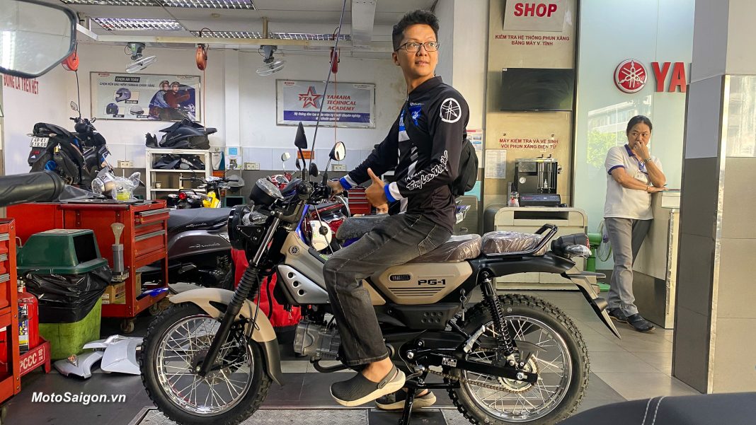 Đi nhận xe Yamaha PG-1 cập nhật giá xe mới nhất tại Đại lý - Motosaigon