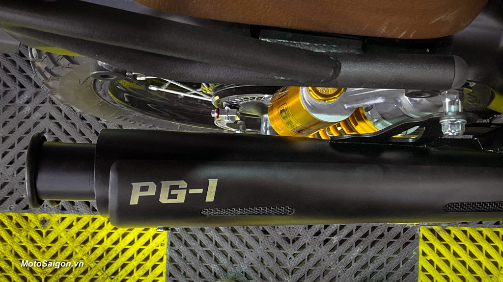 PG-1 độ pô vắt 2 nòng kèm nhiều phụ kiện đồ chơi đáng giá - Motosaigon