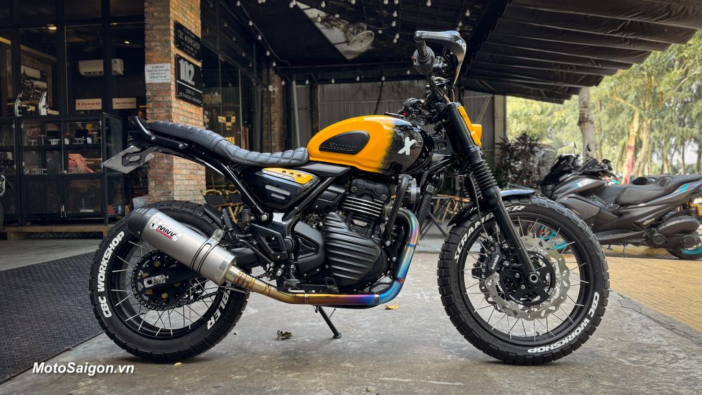 Triumph Scrambler 400X độ nhiều món đồ chơi đáng giá tại CBC Workshop ...