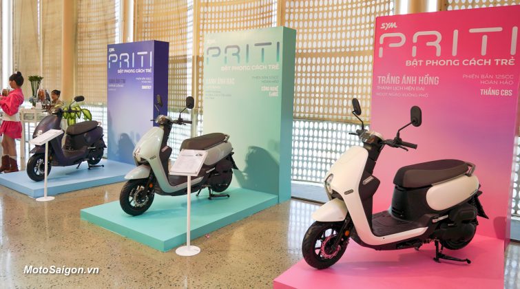 SYM Priti 125 giá xe Priti 125 cao hơn Priti 50 chỉ vài triệu nhưng cao ...