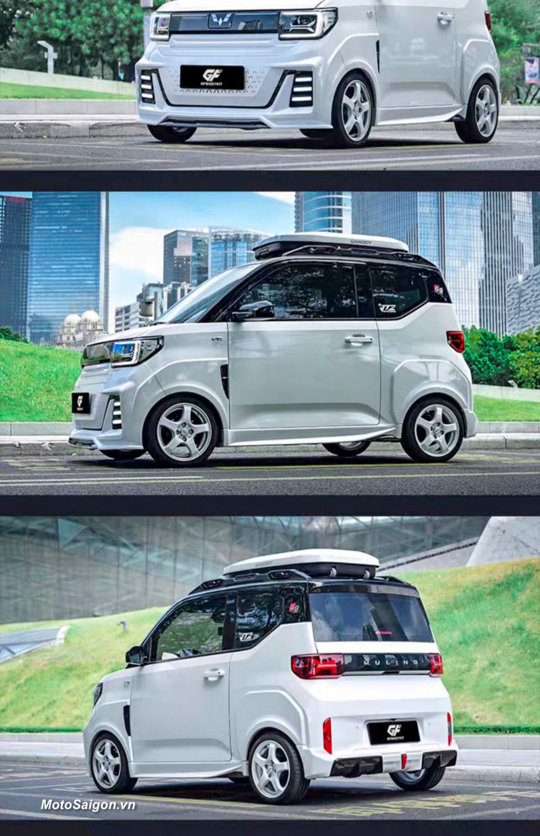 Wuling Mini EV độ body tiểu Defender gọn nhẹ kèm ưu đãi giá xe - Motosaigon