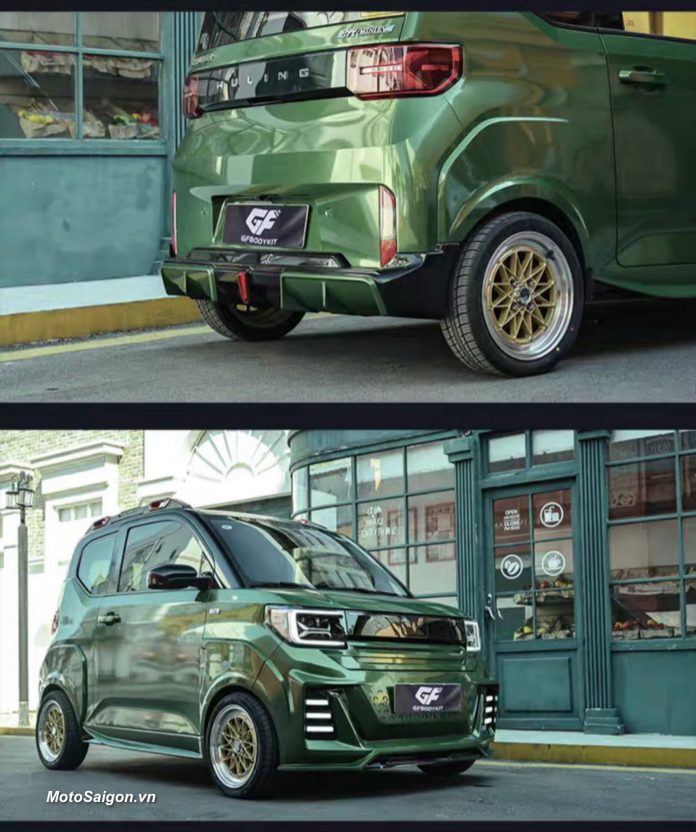 Wuling Mini EV độ body tiểu Defender gọn nhẹ kèm ưu đãi giá xe - Motosaigon