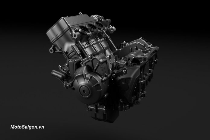 Yamaha R9 chính thức ra mắt động cơ CP3 có cánh gió - Motosaigon
