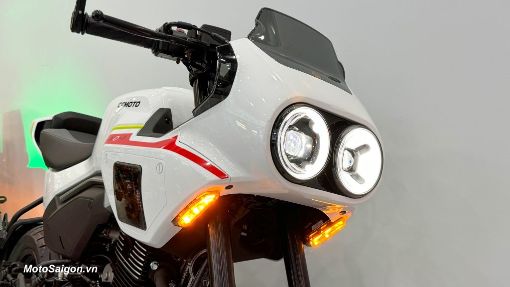 CFMoto Papio XO-1 Racer dáng mini Cafe Racer có 2 màn hình LED đáng giá ...