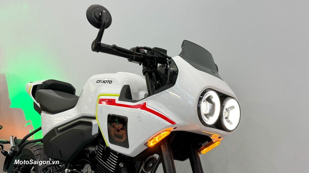 CFMoto Papio XO-1 Racer dáng mini Cafe Racer có 2 màn hình LED đáng giá ...