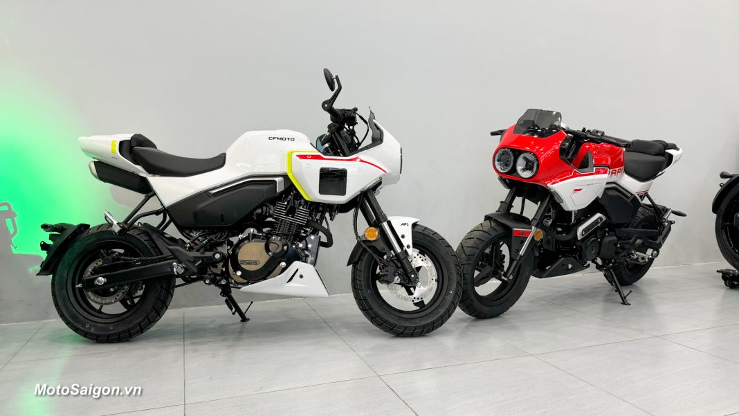 CFMoto Papio XO-1 Racer dáng mini Cafe Racer có 2 màn hình LED đáng giá ...