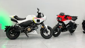 CFMoto Papio XO-1 Racer dáng mini Cafe Racer có 2 màn hình LED đáng giá ...