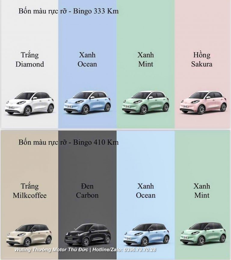 Giá xe Wuling Bingo chính thức gồm 203km 333km 410km 510km - Motosaigon