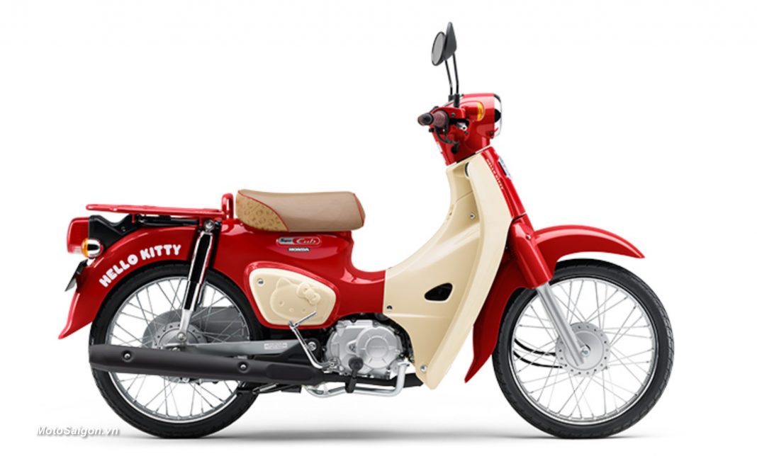 Super Cub Hello Kitty bản giới hạn đặc biệt của Cub 50cc 110cc - Motosaigon