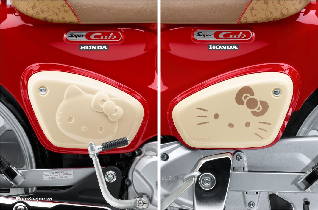 Super Cub Hello Kitty bản giới hạn đặc biệt của Cub 50cc 110cc - Motosaigon