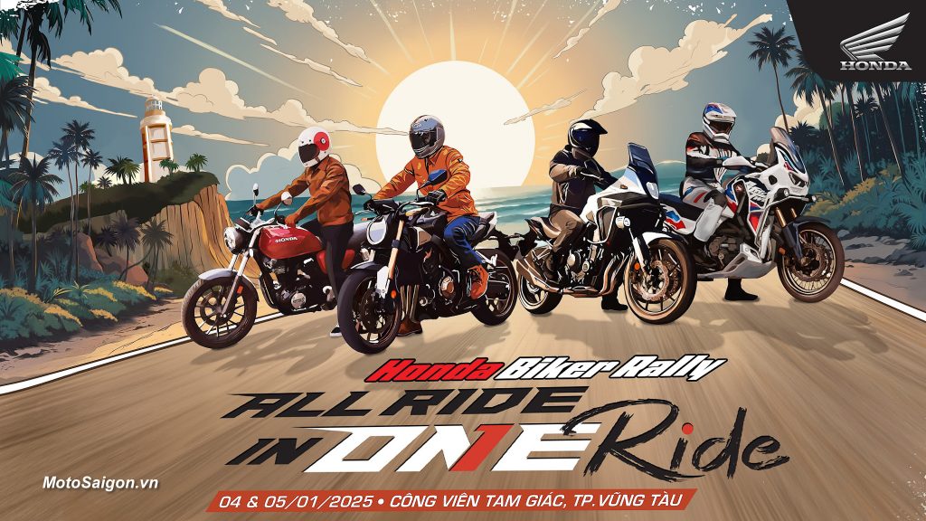 Honda Biker Rally 2025 sẽ quy tụ hơn 1000 biker tại Vũng Tàu - Motosaigon