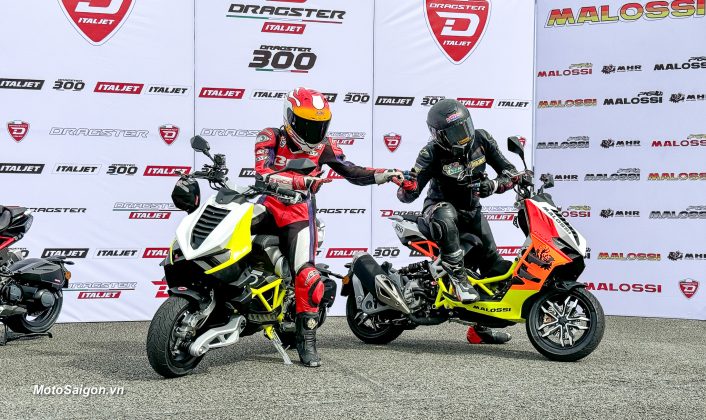 Italjet Dragster 300 chính thức ra mắt tại Trường đua Đại Nam giá bán ...