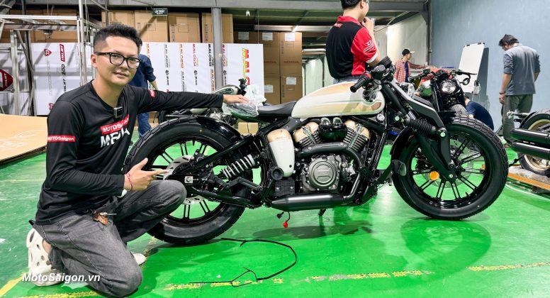 Napoleon 250 Bobber máy V phuộc đa liên kết cực độc của Benda đã về ...