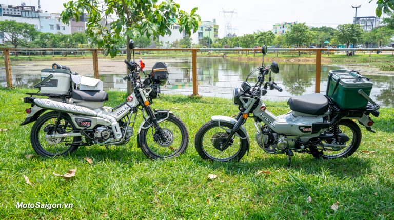 Honda CT125 2025 nhập Thái màu trắng xám đã có giá bán - Motosaigon