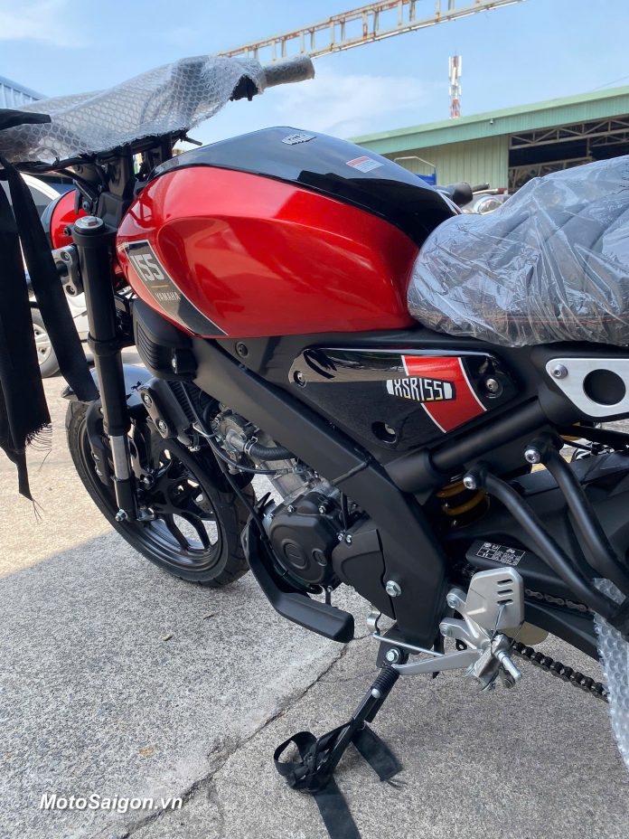 XSR155 2025 màu đỏ nâu mới nhập Yamaha Indonesia giá bán cực tốt - Motosaigon