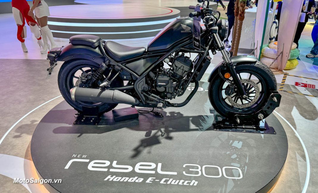 Honda Rebel 300 E-Clutch đã có bộ ly hợp điện tử 2025 - Motosaigon