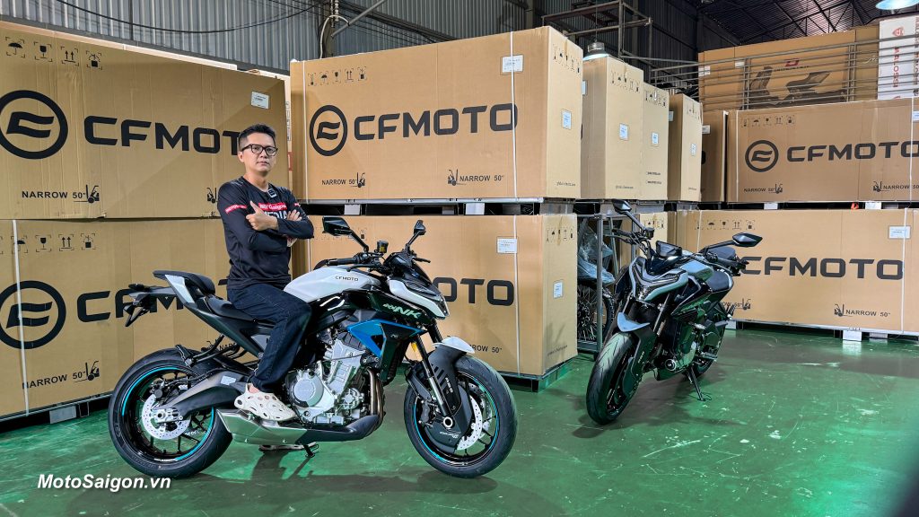 CFMoto 675NK 2025 động cơ 3 xylanh đánh giá xe chi tiết - Motosaigon