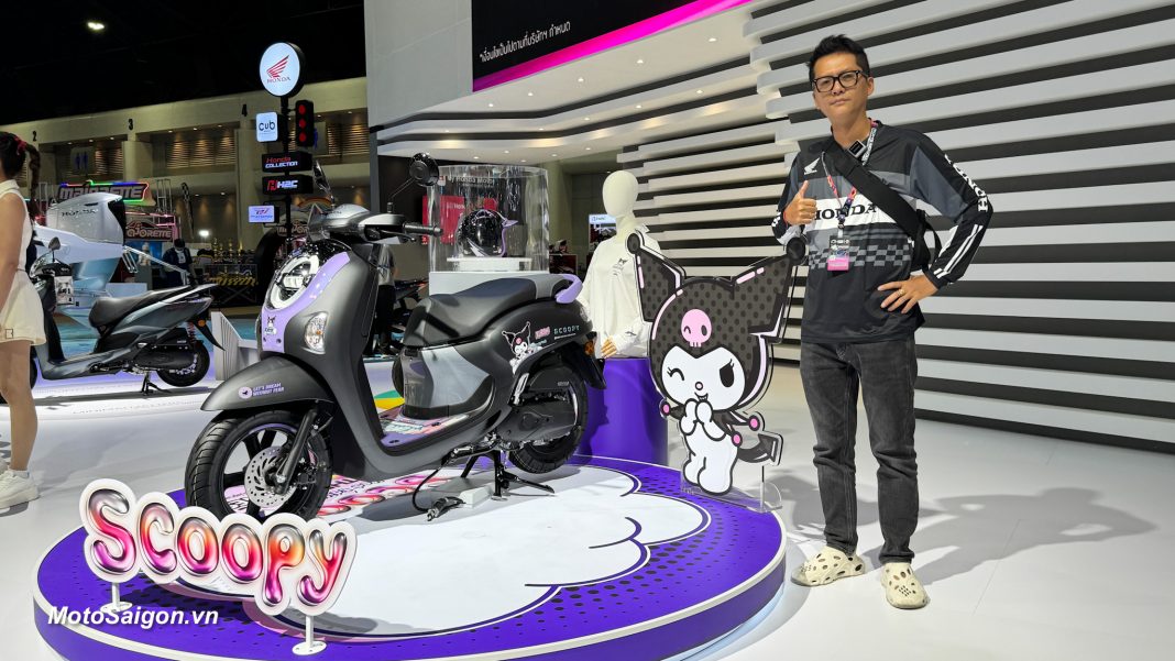 Honda Scoopy phiên bản đặc biệt Kuromi Thỏ trắng tinh nghịch - Motosaigon