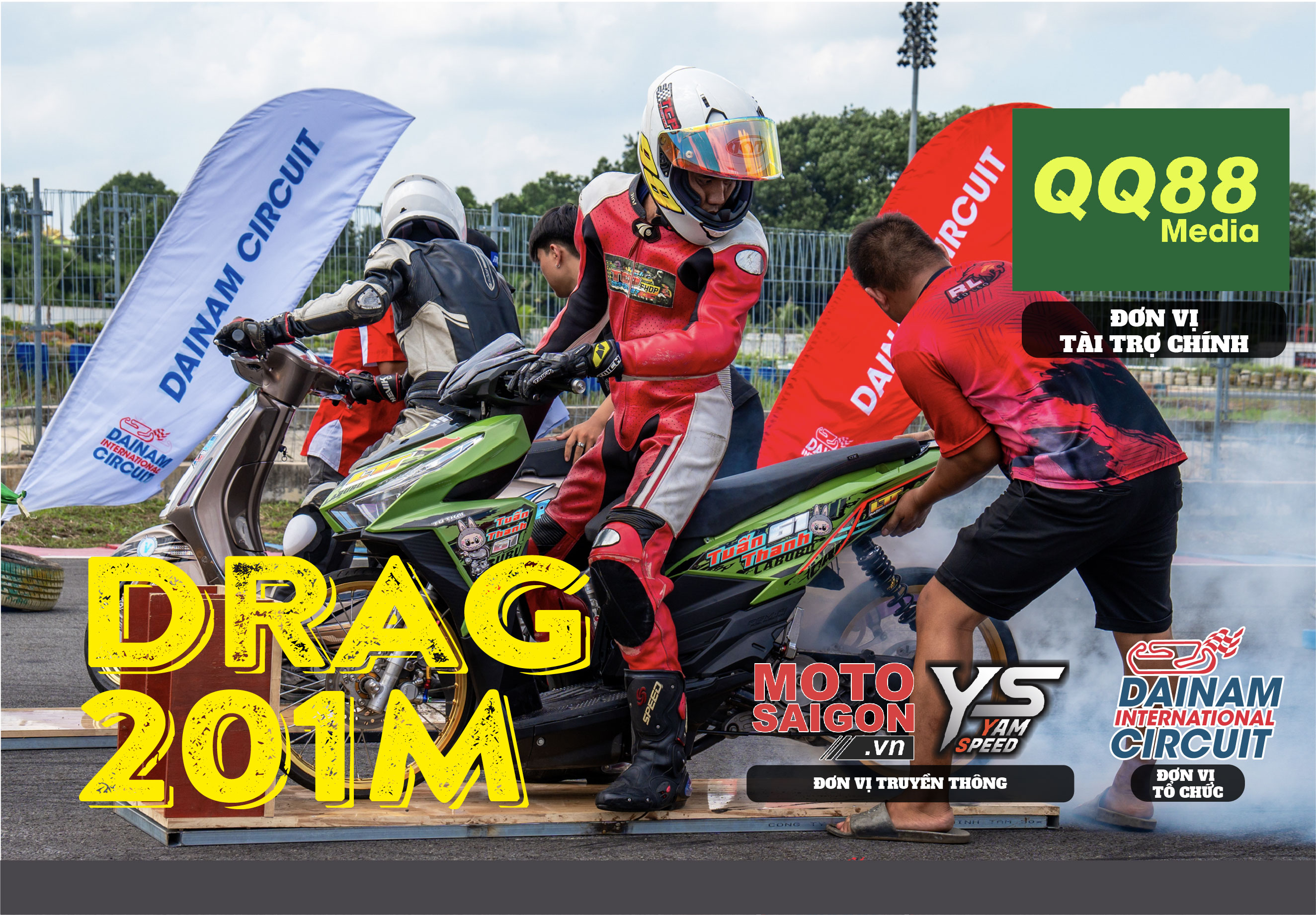 Fun Race Battle Scooter Open Drag 201m tại Trường đua Đại Nam 2025 ...