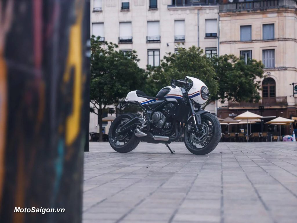 Triumph Trident 660 RS lộ diện với bộ kit Cafe Racer thời trang ...