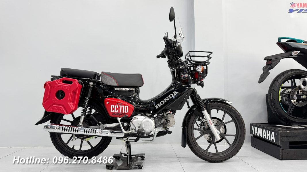 Cross Cub CC110 Kumamon Gấu Đen lên loạt phụ kiện đi tour đáng giá - Motosaigon