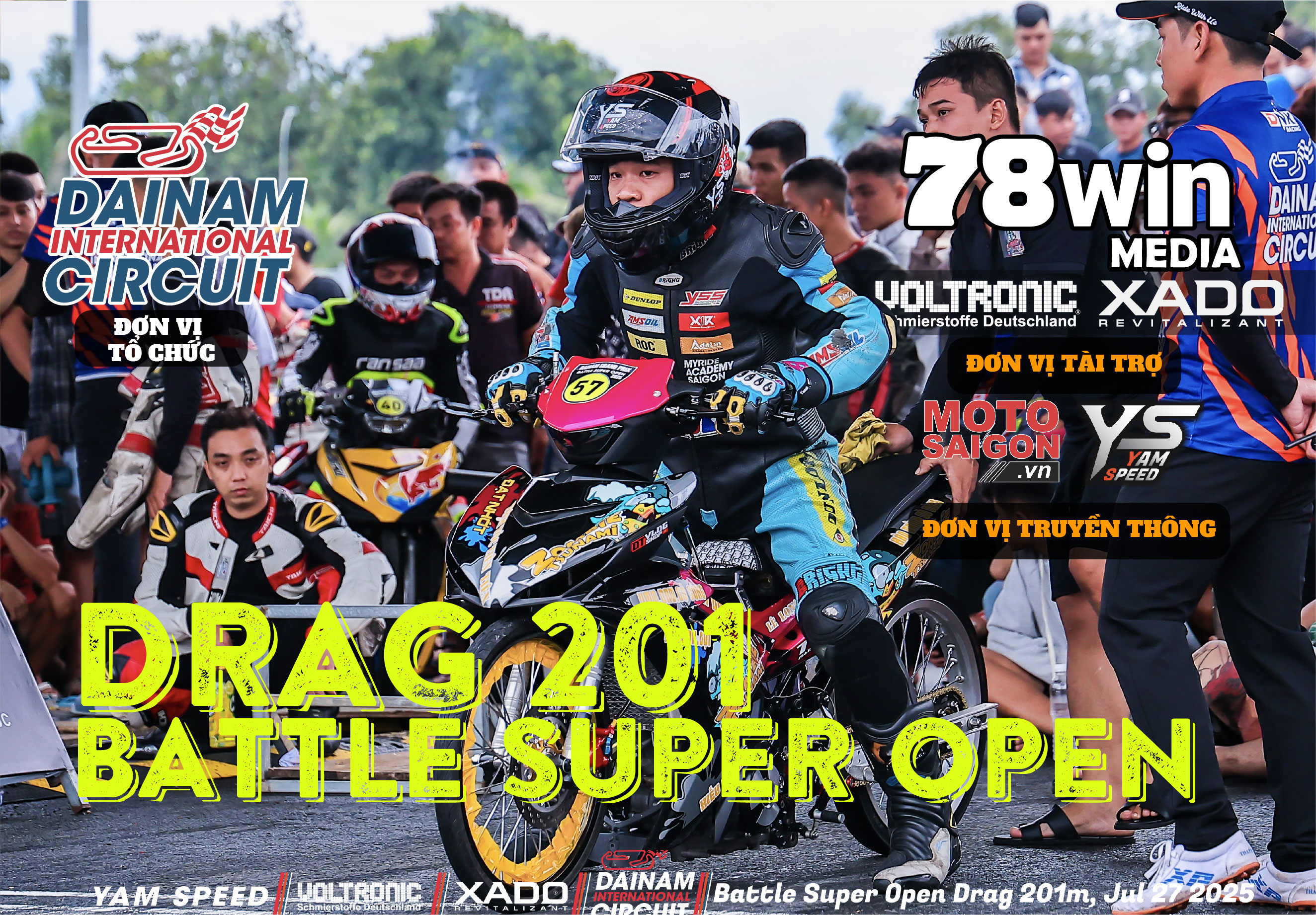 GIẢI ĐUA BATTLE SUPER OPEN DRAG 201M KẾT THÚC THÀNH CÔNG RỰC RỠ: NƠI ...