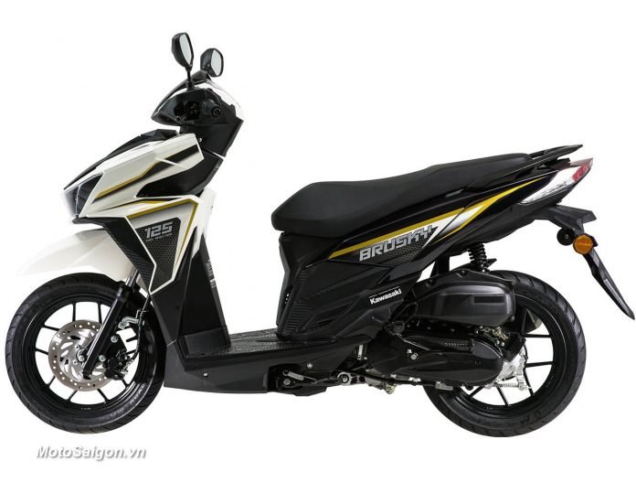 Kawasaki Modenas Brusky 125 Xe tay ga của Malaysia cạnh tranh Vario ...