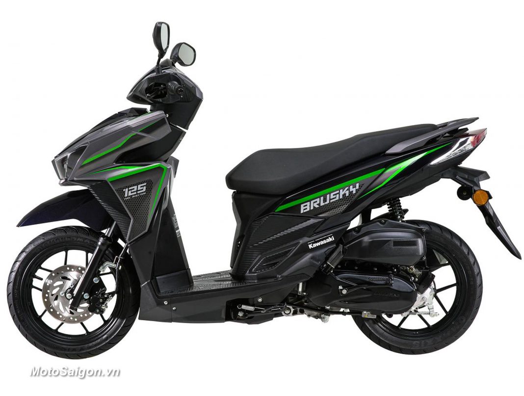 Kawasaki Modenas Brusky 125 Xe tay ga của Malaysia cạnh tranh Vario ...