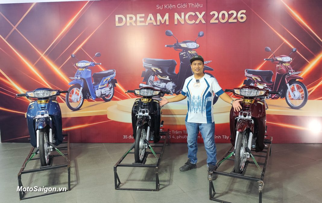 Honda Dream NCX 125 2026 ra mắt tại cửa hàng xe máy Ngọc Trâm Tây Ninh ...