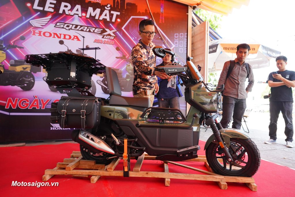 Honda Square X125 ABS 2026 chính thức ra mắt tại Thưởng Motor - Motosaigon